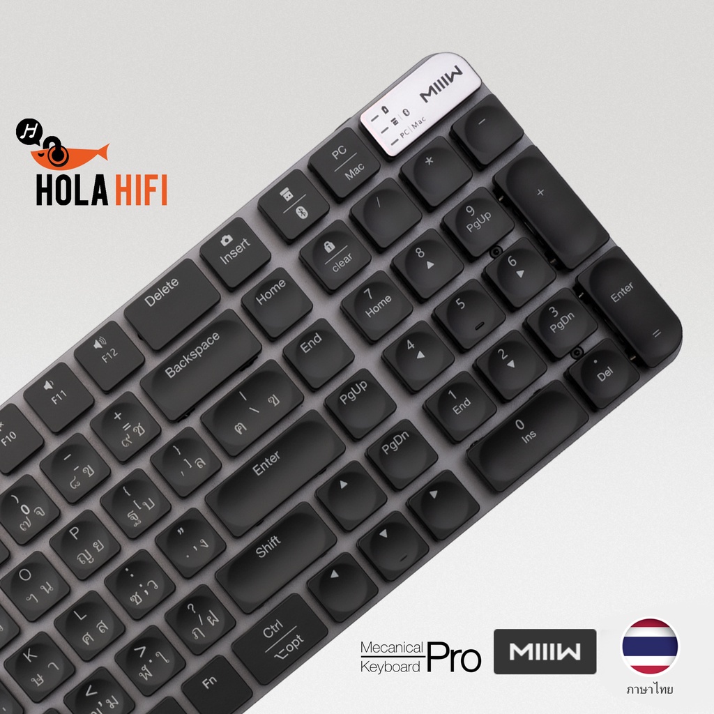 MIIIW Wireless Mechanical Keyboard Pro 102 Key - ภาษาไทย รับประกัน 1ปี ...