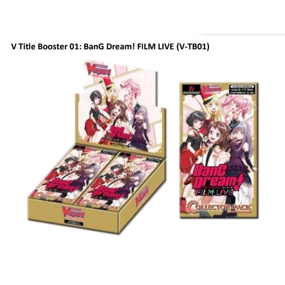 Pre-Order ส่ง 260166 แวนการ์ดไทย V Title Booster01 Bang Dream FILM LIVE 1 กล่อง 20 ซอง (VG-V ...