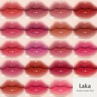 Laka Fruity Glam Tint ลิปทินต์โกลว์ ⁣ ⁣ | Shopee Thailand