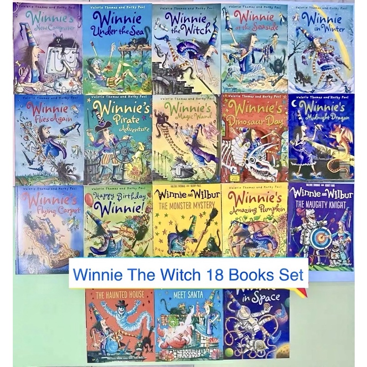 The Winnie The Witch Series 18 Books Set In Stock OXFORD หนังสือภาษา ...