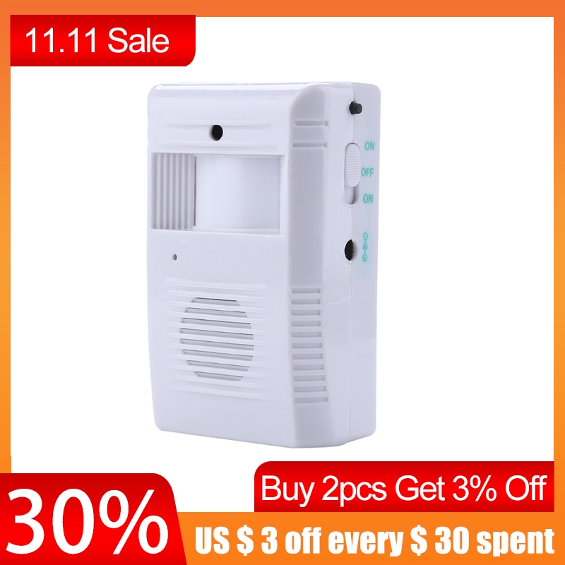 Wireless Guest Welcome Chime Alarm Door Bell Shop Store Home Welcome Chime Motion Sensor ...