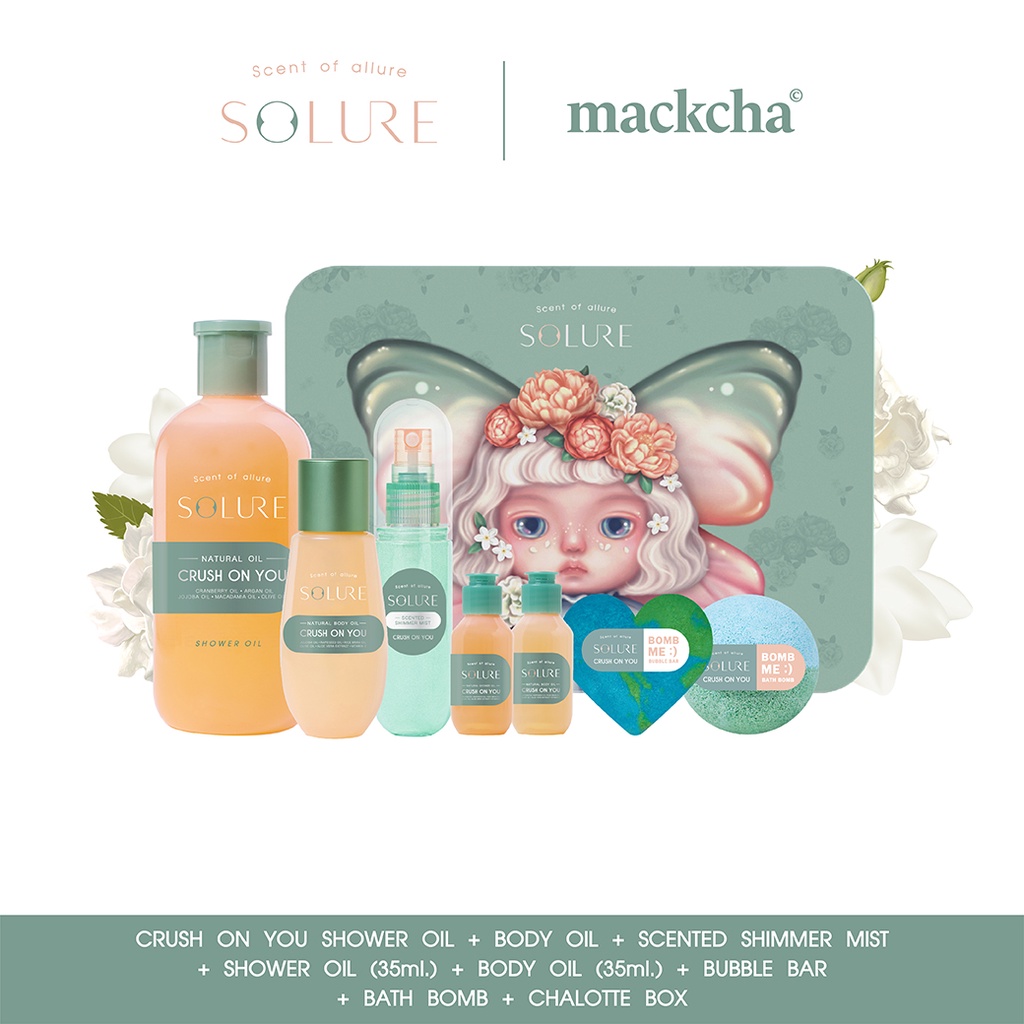 SOLURE X MACKCHA - The Celebration Collection - CRUSH ON YOU | Shopee ...