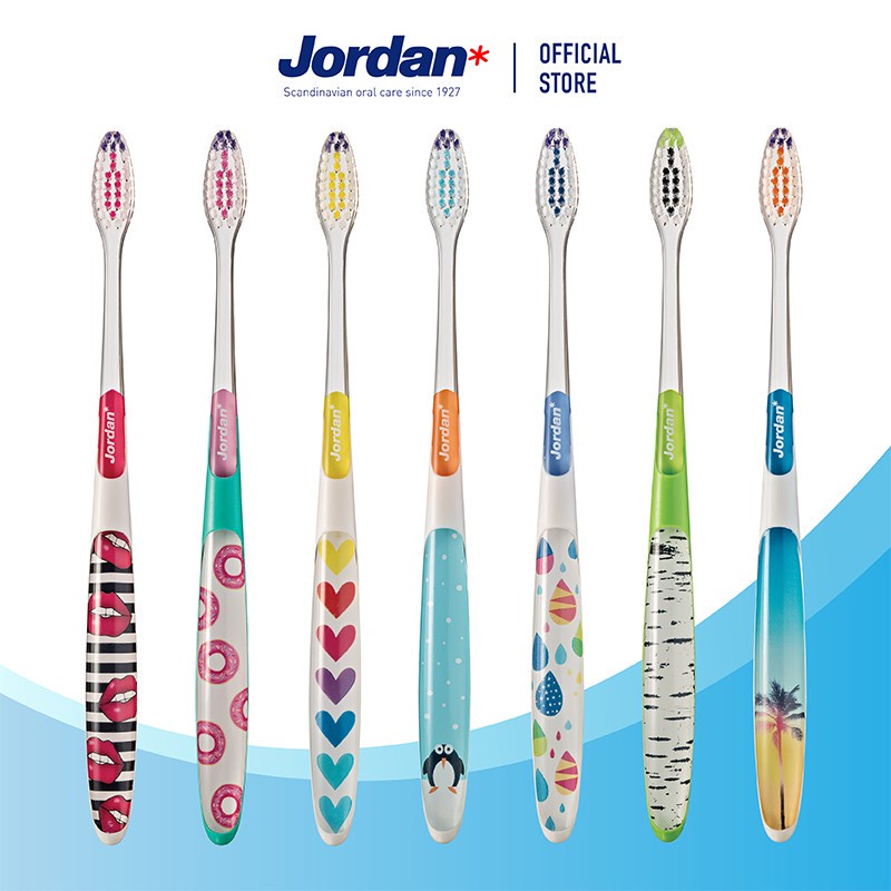 คละสี Jordan แปรงสีฟันจอร์แดน Individual Reach Soft - jordan_thailand ...