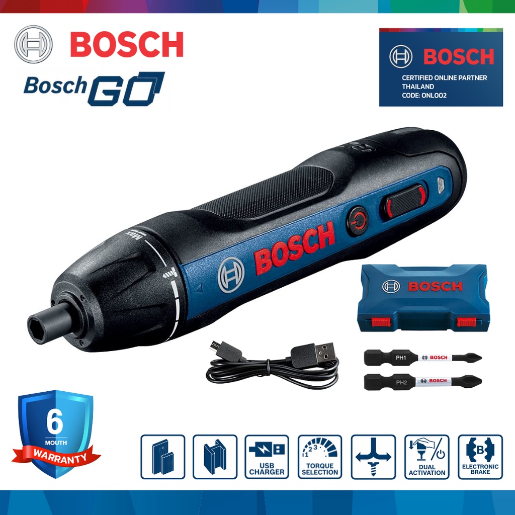 BOSCH GO 2 (SOLO) สว่านไขควงไร้สาย 3.6V รุ่น GO 2 (SOLO) - bosch ...