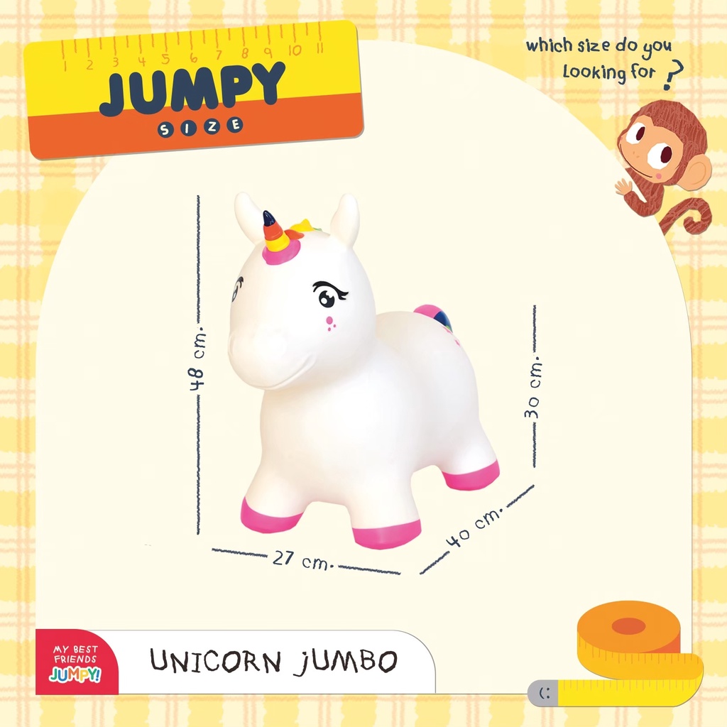 JUMPY Peekaboo จั้มปี้ ตุ๊กตาเด้งดึ๋ง - Unicorn Jumbo - jumpy.peekaboo ...