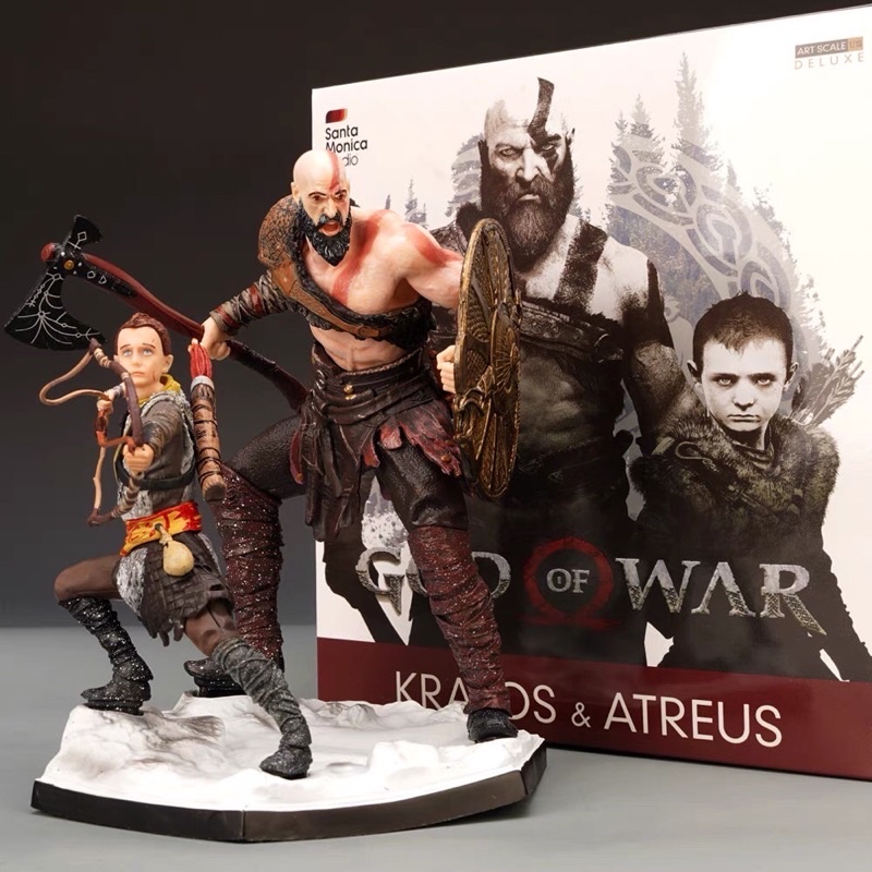 (กรุงเทพ) God of War 4 Kratos Atreus PVC Figure 20 cm - vintagemoon ...