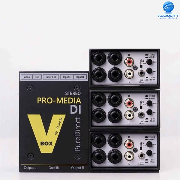 VL AUDIO VBOX STEREO PRO MEDIA MK II ดีไอบ๊อกซ์พาสซีฟแบบสเตอริโอ ...