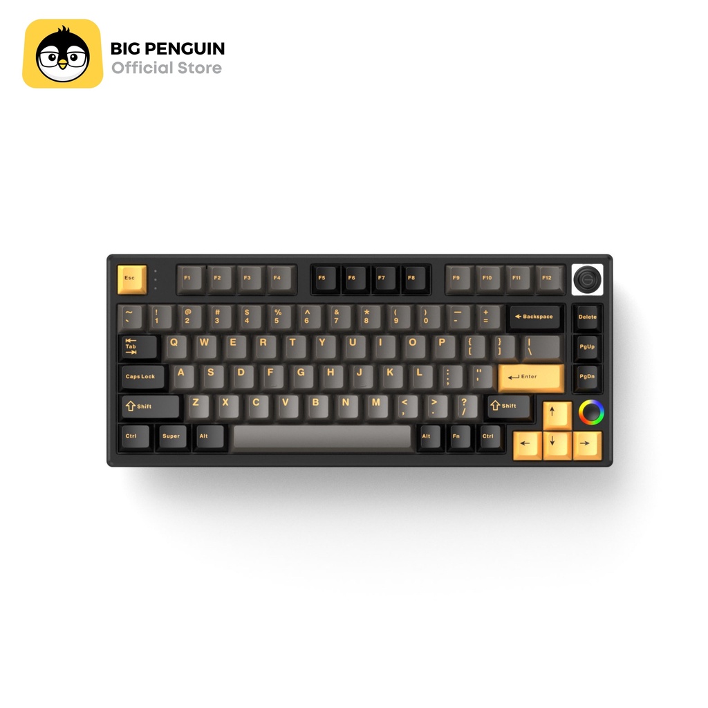 Hello Ganss HS75T Hotswap RGB Bluetooth Keyboard Thai Hotswap คีย์บอร์ดไร้สาย Mechanical ...