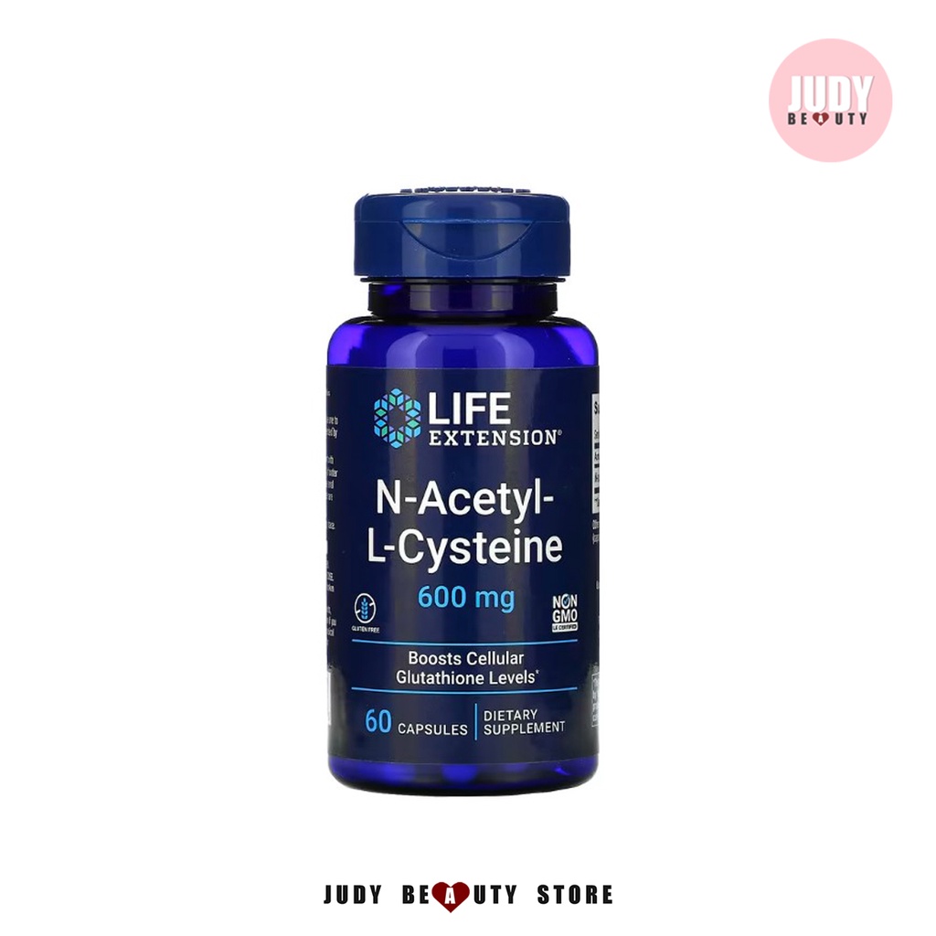 Life Extension, N-Acetyl-L-Cysteine, 600 mg, 60 Capsules | Shopee Thailand