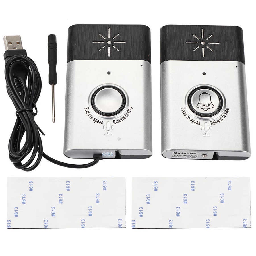 2-Way Wireless Intercom Voice Door Bell Alarm Smart Intercom Access ... 2-Way Wireless Intercom Voice Door Bell Alarm Smart Intercom Access ...