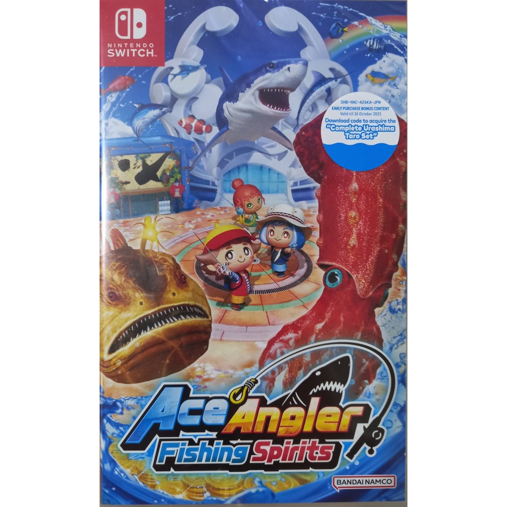 พร้อมส่ง(มีโค้ดเกมส์) Nintendo Switch Ace Angler Fishing Spirits US Eng ...