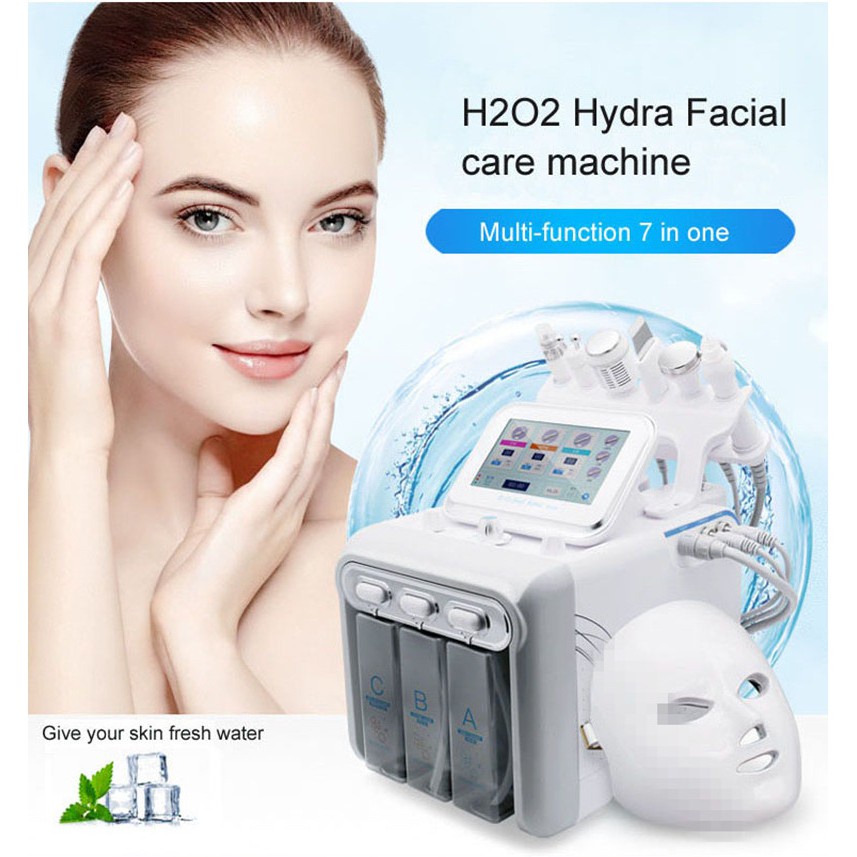 H202 7 in 1 เครื่องนวดหน้า มาส์กหน้า ไฮโดรเจล 7 สี | Shopee Thailand