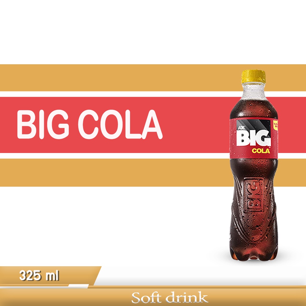 BIG Cola น้ำอัดลม อาเจ บิ๊กโคล่า ขนาด 325 ml [แพ็ค 12 ขวด] | Shopee ...