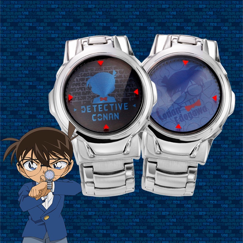 [Detective Conan] LASER Clamshell Anime Watch Waterproof Manga Role ...