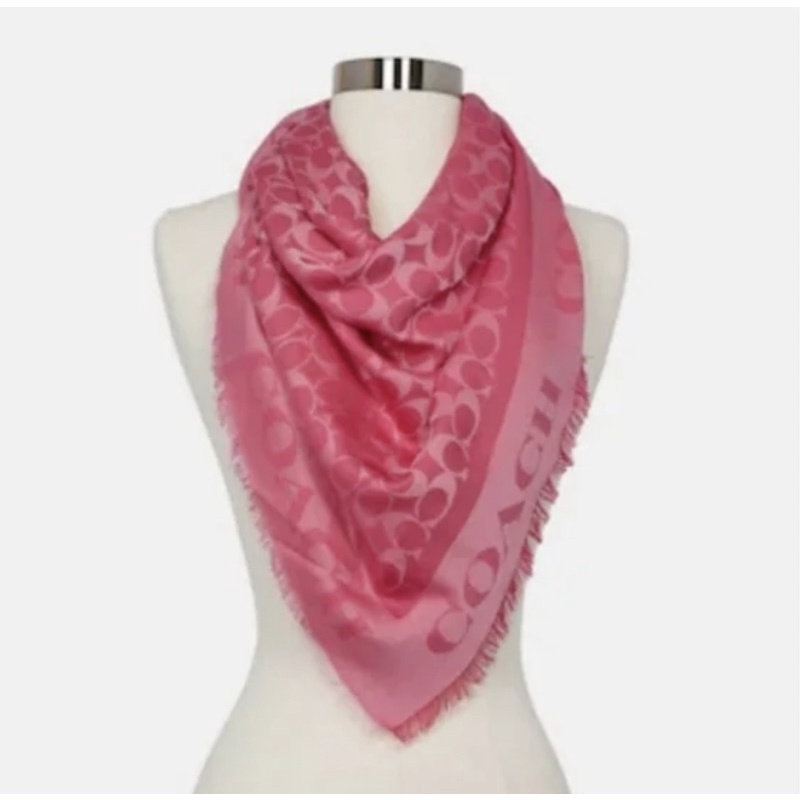 COACH SIGNATURE WRAP (COACH F76394C8995F41814)ผ้าพันคอ - aey89.shop_usa ...