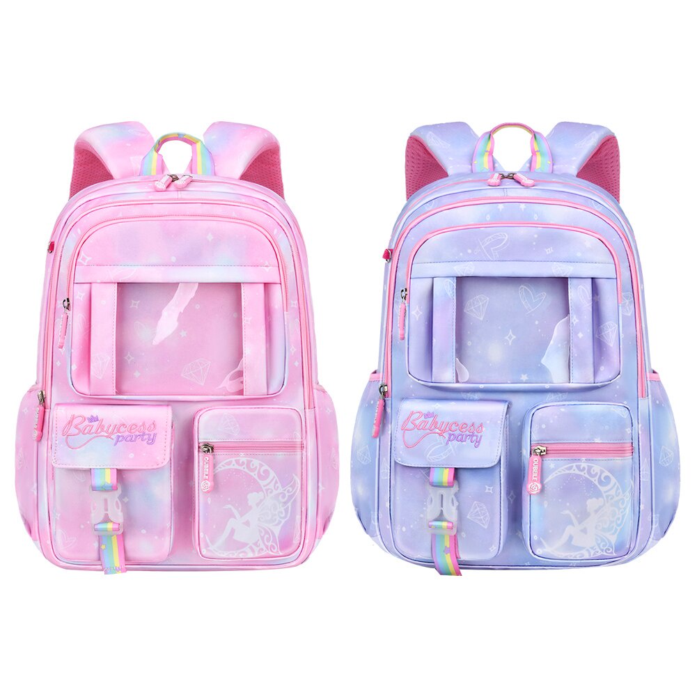 Children School Bags for Girls Primary School Backpack Anti-theft Cute ...