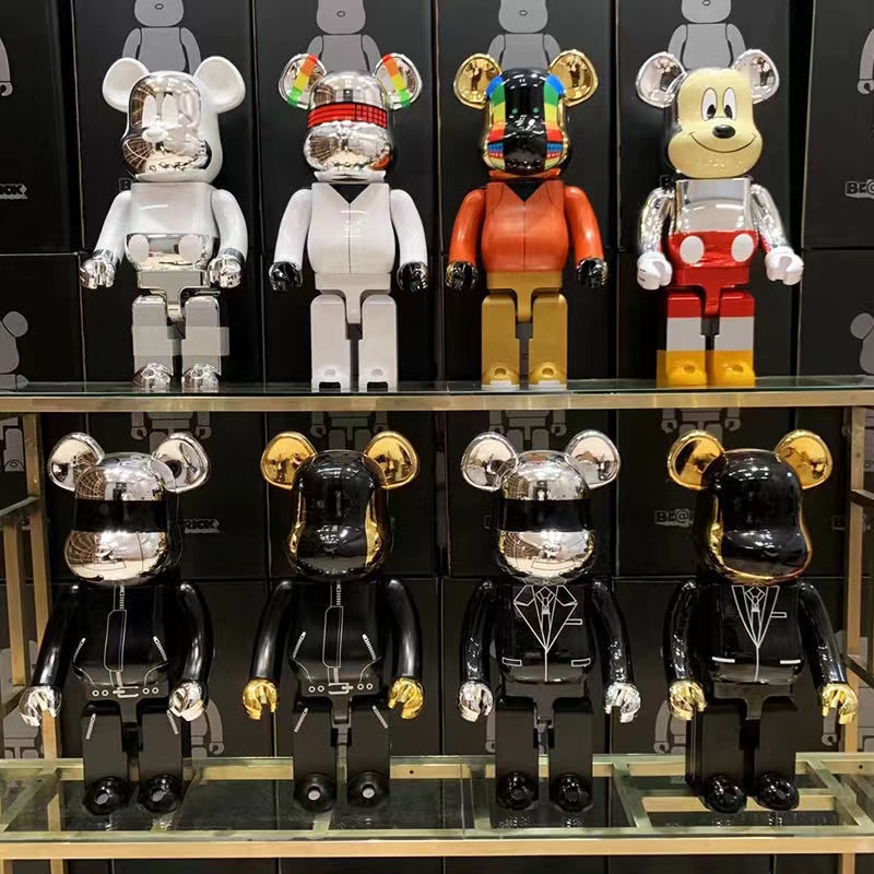 Be@rbrick Bearbrick 1000% Figures Trendy Collection Trend Bear brick ...