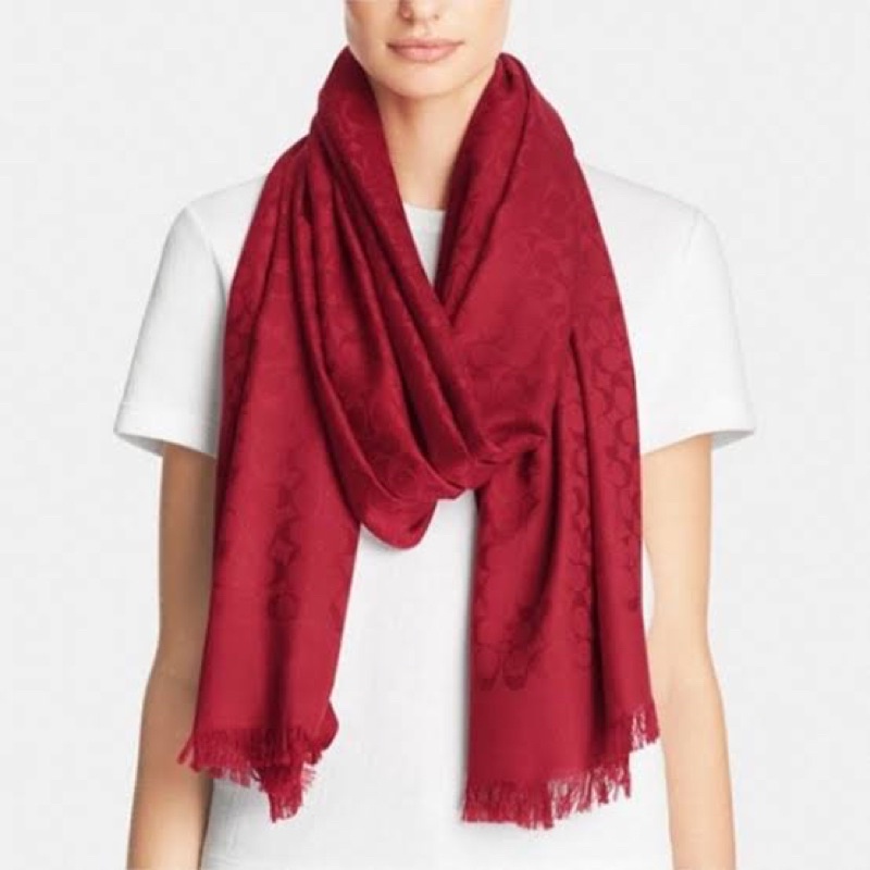 COACH SIGNATURE WRAP (COACH F76394C8995F41814)ผ้าพันคอ - aey89.shop_usa ...