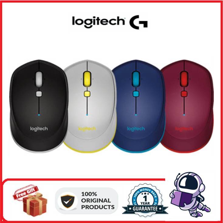 Logitech M337 wireless Bluetooth mouse multi-platform compatible optical tracking | Shopee Thailand