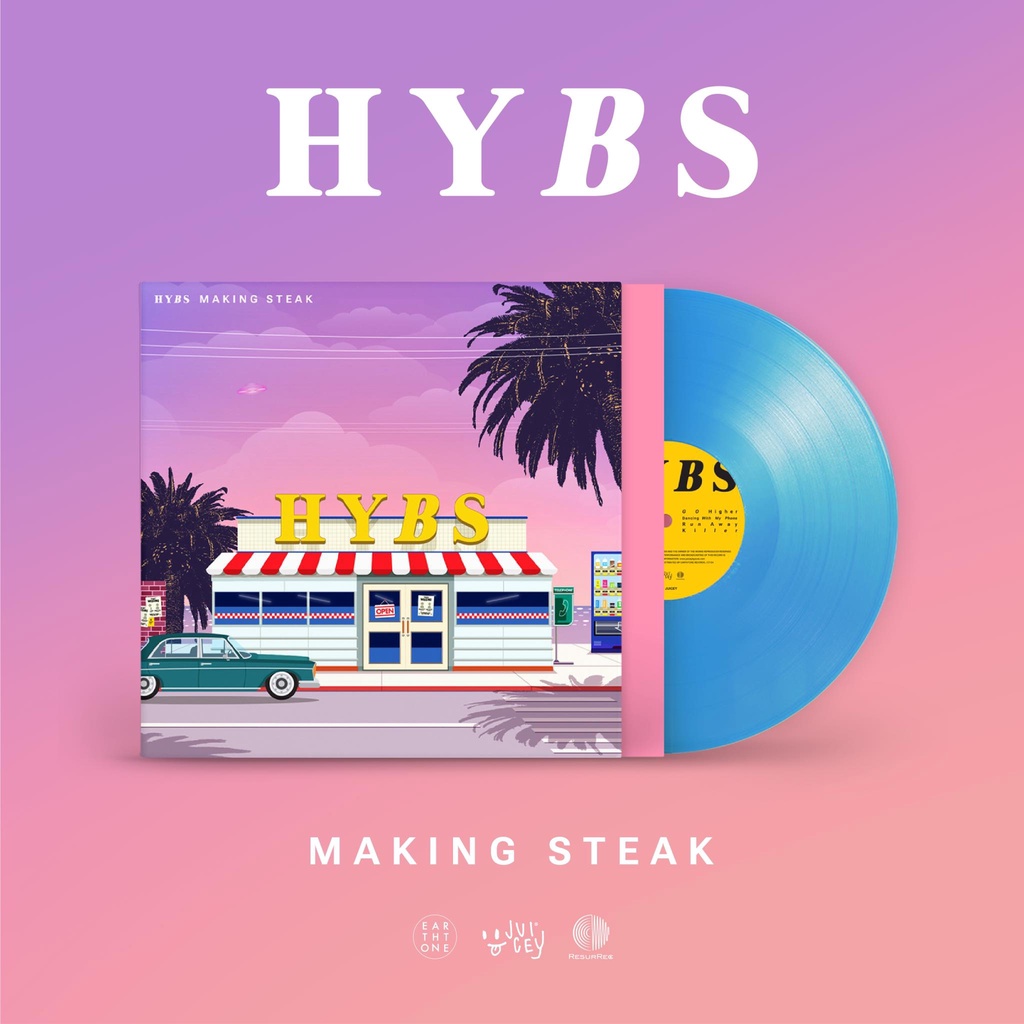 (ใบจองพรีออเดอร์) แผ่นเสียง HYBS - Making Steak (HYBS Vinyl) ของแท้100 - cassette.19 - ThaiPick