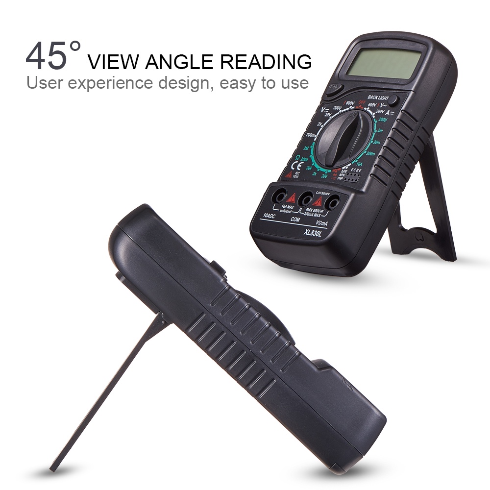 Digital Multimeter Measuring Instruments AC DC Voltage Meter Multi ...