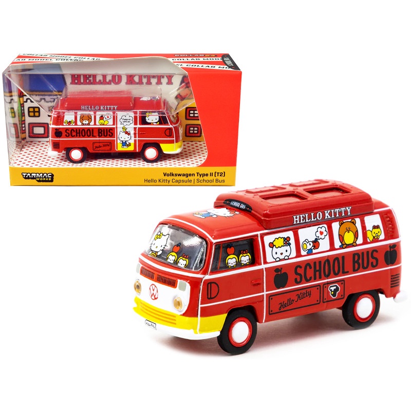 Tarmac Works T64S-010-HK VW Volkswagen Type II T2 Bus Van 1:64 Hello ...