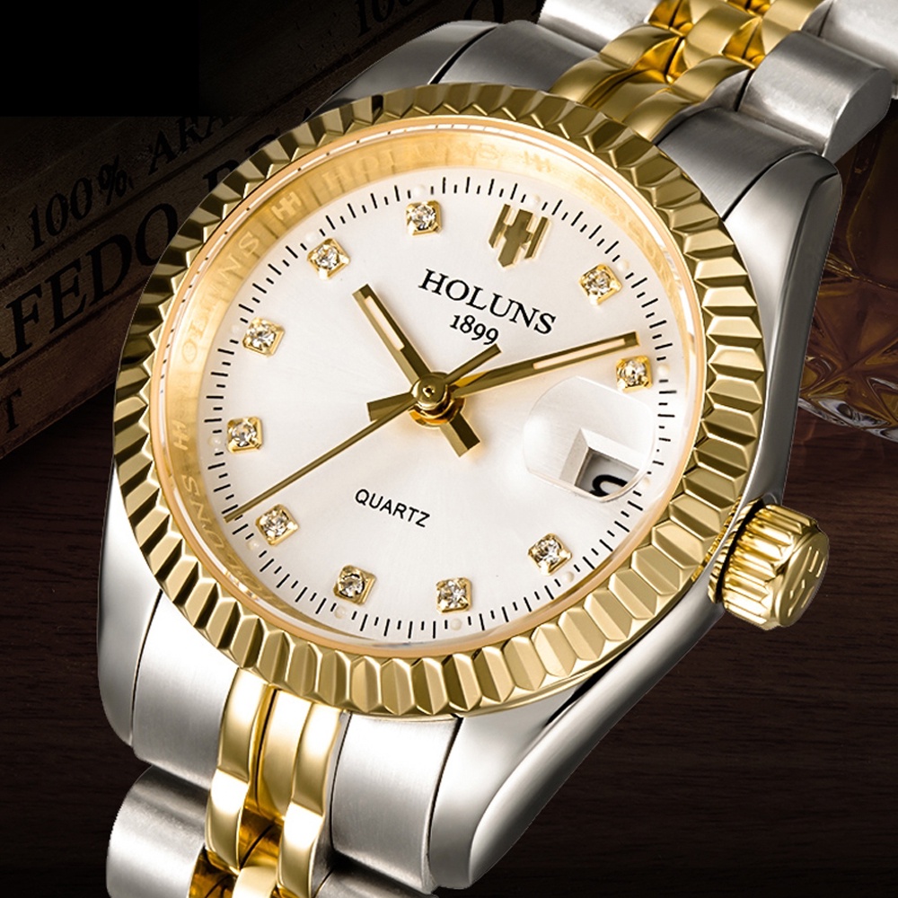 Holuns Women Watches Ladies Watch Top Brand Luxury Gold Role Classic ...