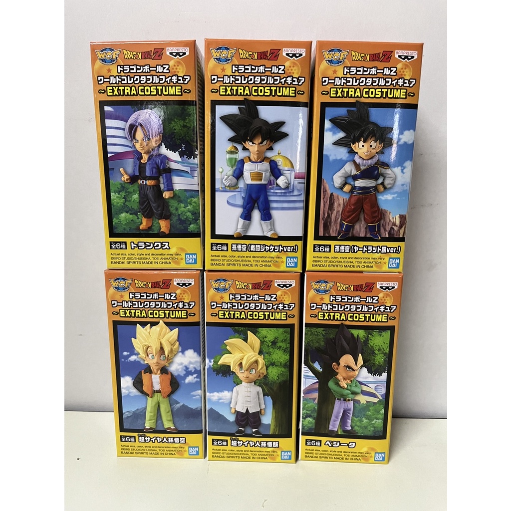WCF Dragon Ball Z World Collectable Figure - Extra Costume ครบชุด 6 ...