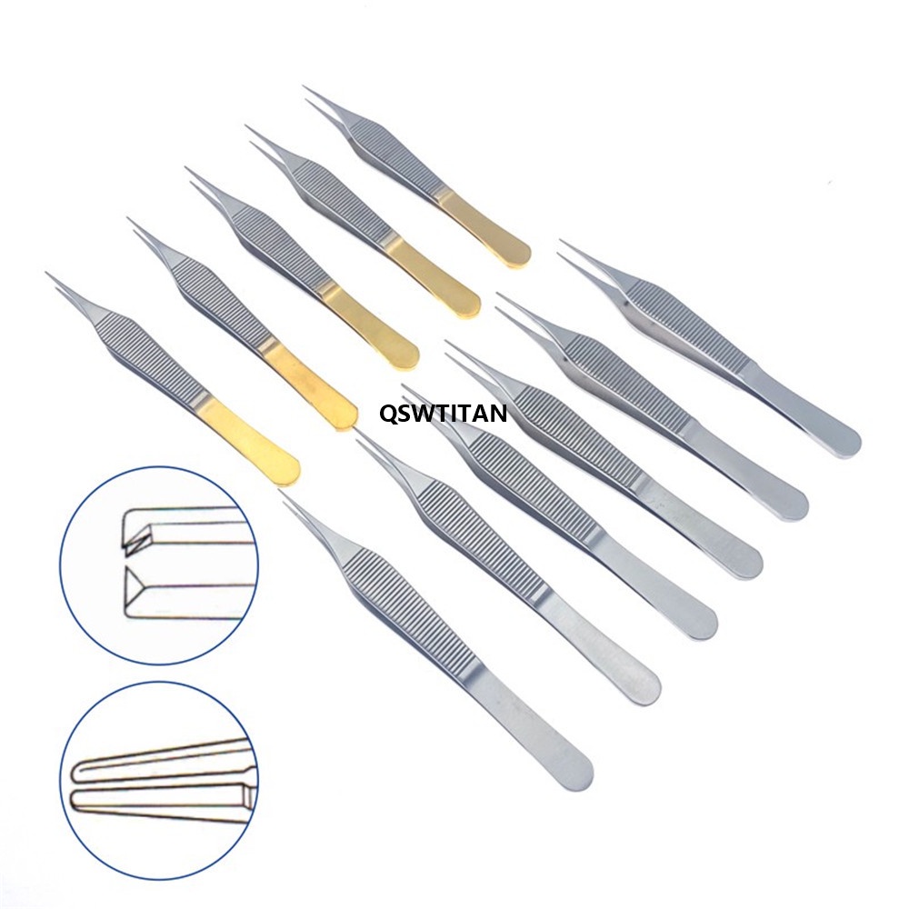 Tissue Forceps Stainless steel Teethed Forceps /Platforms 120mm ...