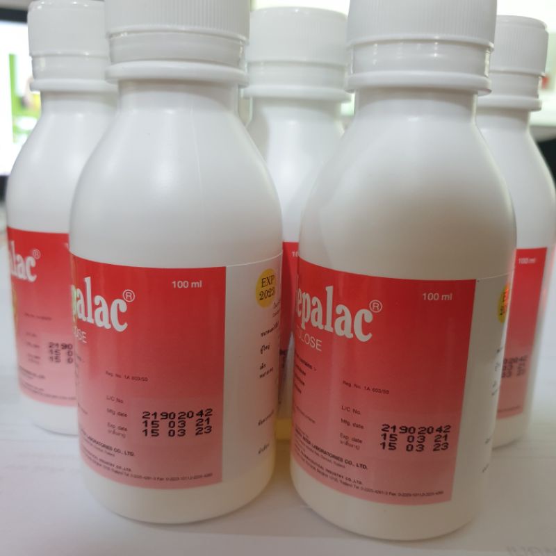 Hepalac lactulost 100 ml แก้ท้องผูก ช่วยการขับถ่าย บรรเทาอาการท้องผูก ...