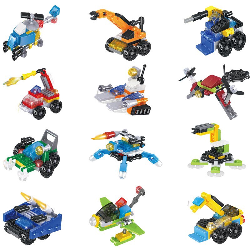 Kids assemble particles Interactive Insertion Building Blocks 3 change ...