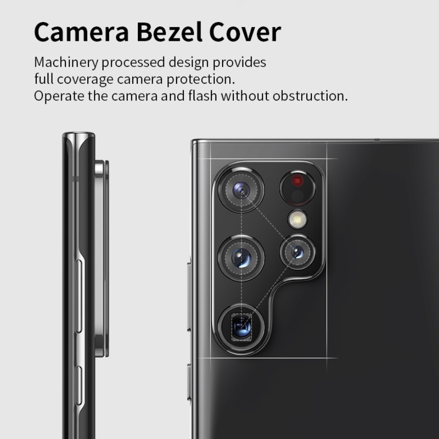Caravan Crew Camera Lens Protector (Metal) for Samsung S22 S22 Plus S22 ...