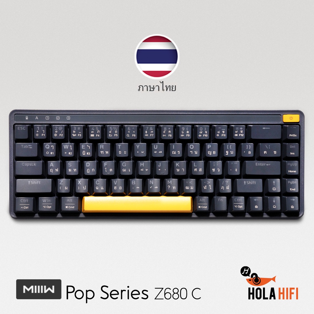 Xiaomi MIIIW Keyboard POP Z680c RGB Backlit Mechanical Keyboard - ภาษา ...