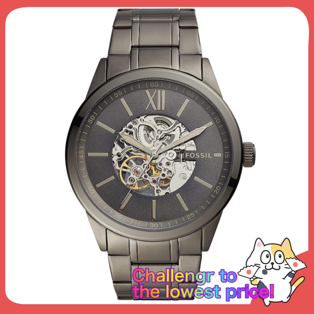 [Fossil] Automatic Men's watch FLYNN BQ2384 Gunmetal | Shopee Thailand