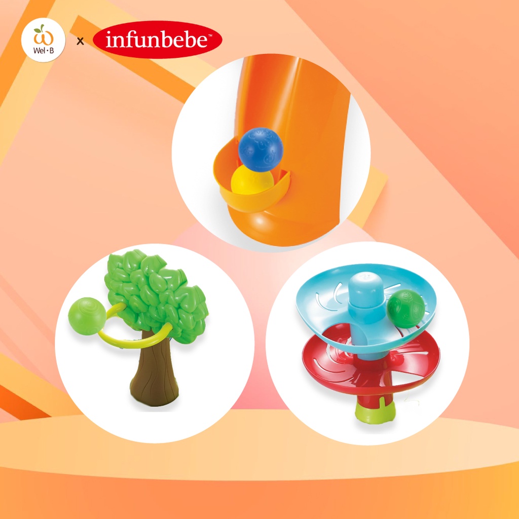 Wel-B x Infunbebe Activity Ball Run Table (โต๊ะกิจกรรมบอลกลิ้ง) - ของ ...