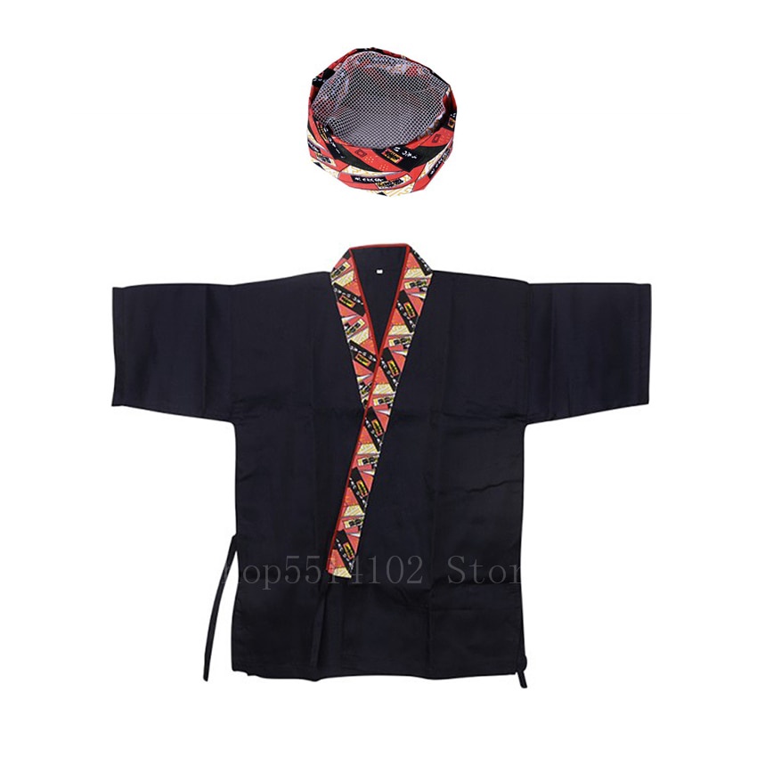 แท้จริง9 Colors Japanese Chef Jacket Cook Uniform Unisex Women Men ...