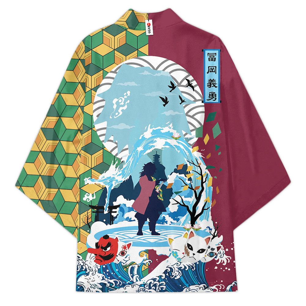 New Anime Demon Slayer Tomioka Giyuu Cosplay Costumes Kimono Teens ...