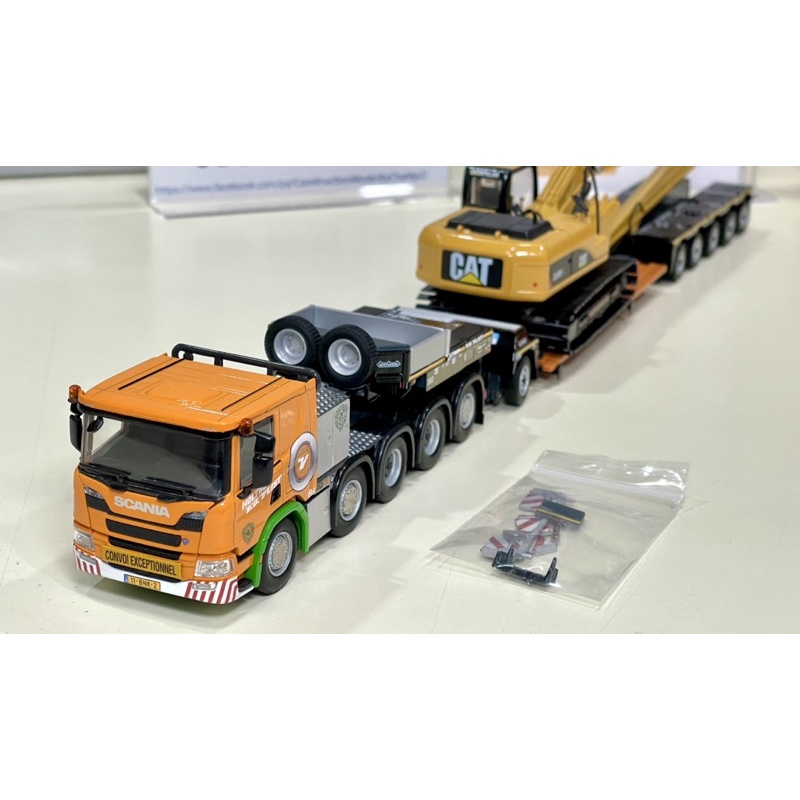 HOLTROP V.D. VLIST; SCANIA P LOW I CP20 10X4 LOADER 5 AXLE - DOLLY 1 ...