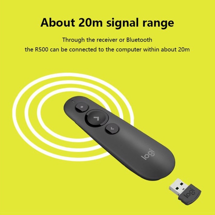 Logitech New R500S Laser Presentation Bluetoothได้Wireless ออกใบกำกับ ...