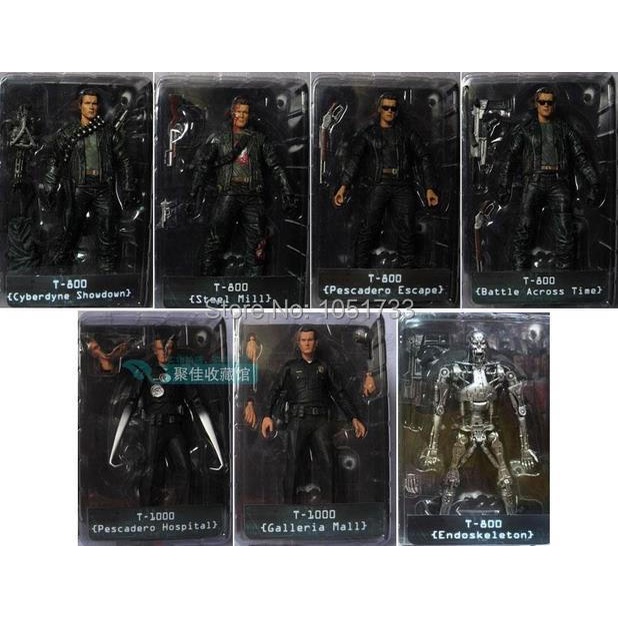 NECA The Terminator 2 Action Figure T-800 ENDOSKELETON Classic Figure ...