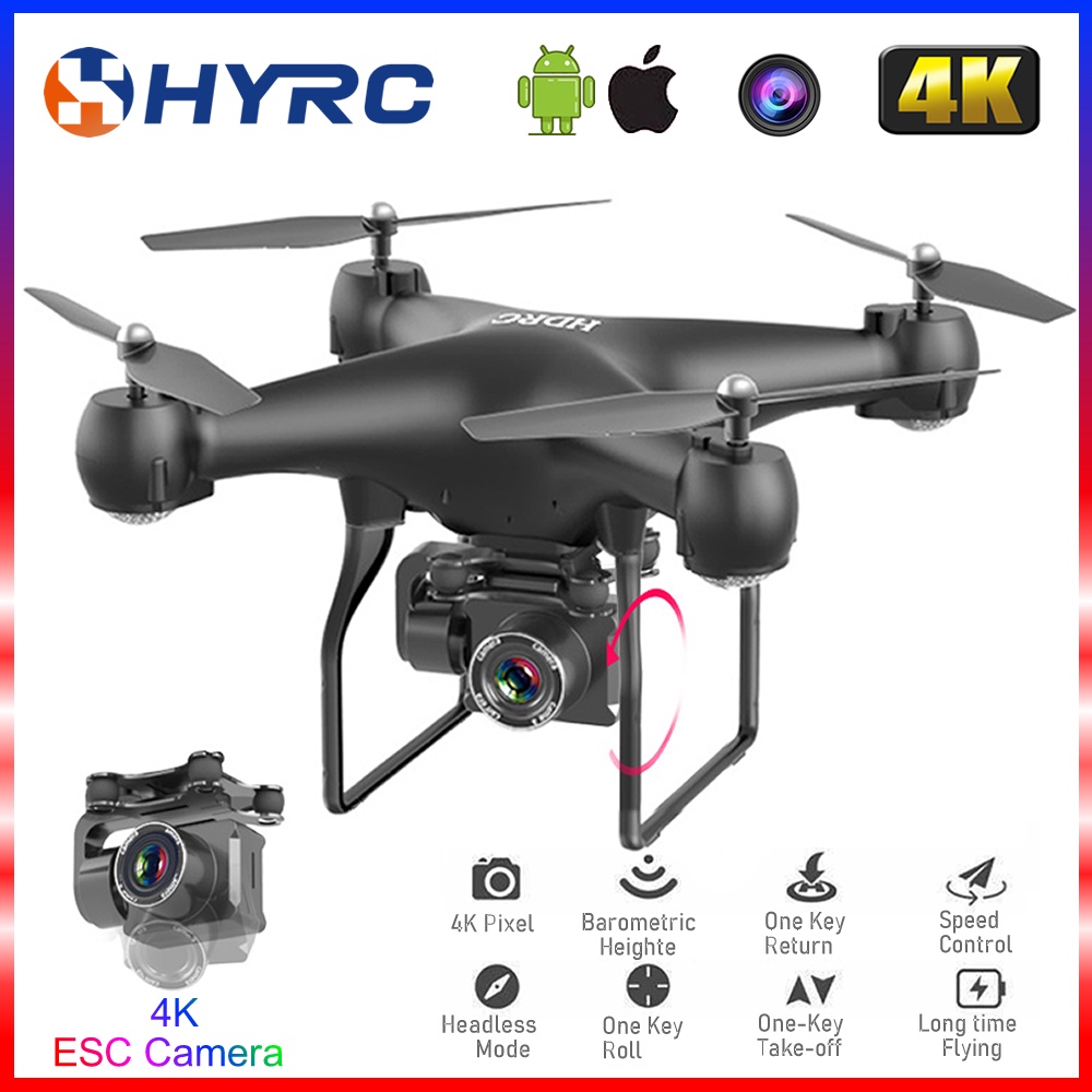 Rc Drone Fpv Quadcopter Uav With Esc Camera 4k Hd Profesional Wide