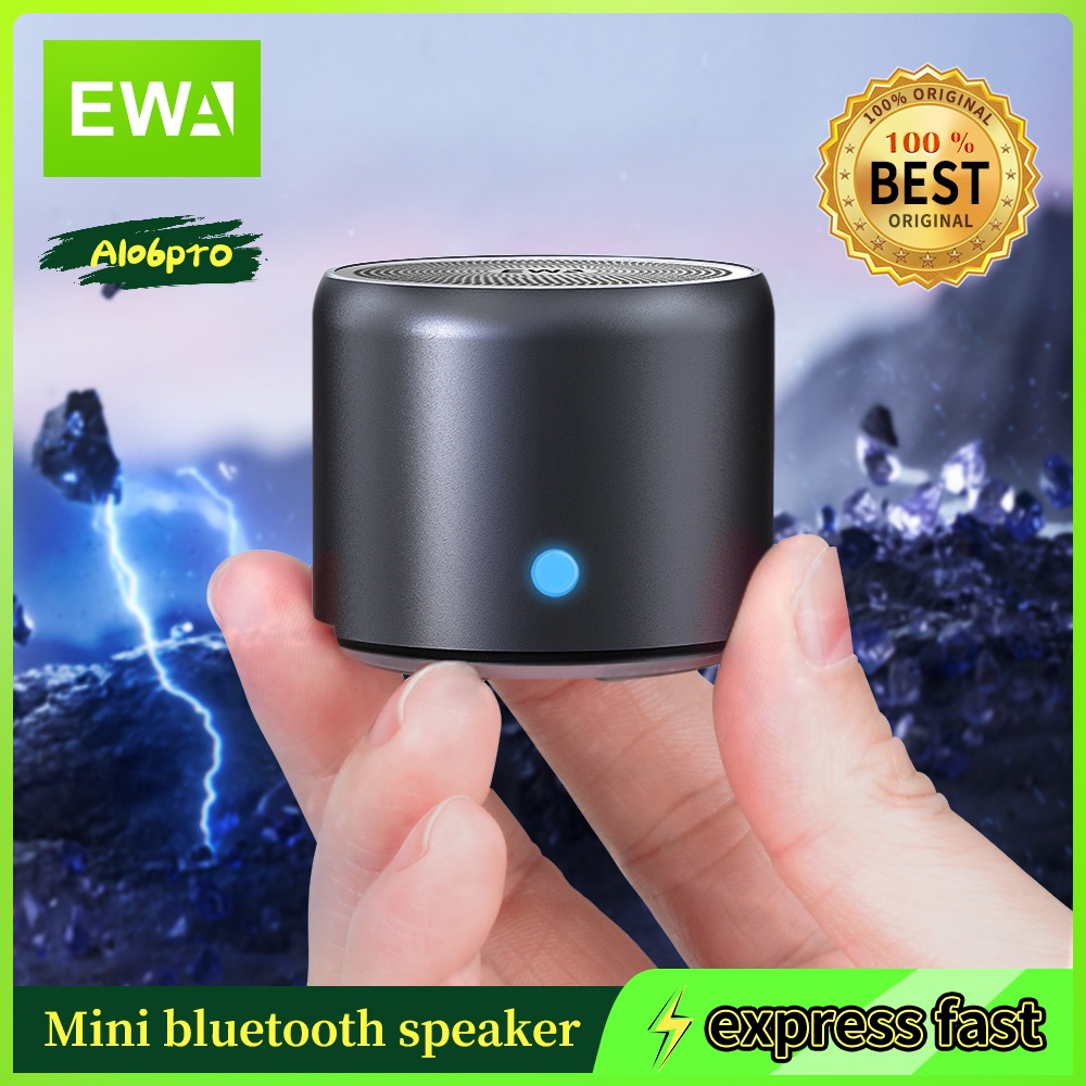 EWA A106 Pro （กระเป๋าฟรี）ลำโพงบลูทูธไร้สาย Mini Bluetooth Speaker Wireless ขนาดจิ๋ว พกพาสะดวก ...