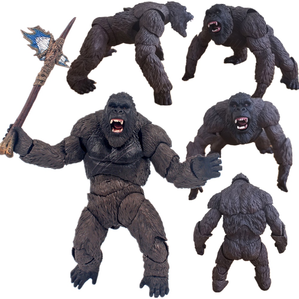 GK King Kong vs. Godzilla Characters Holding Tomahawk Furious King Kong ...