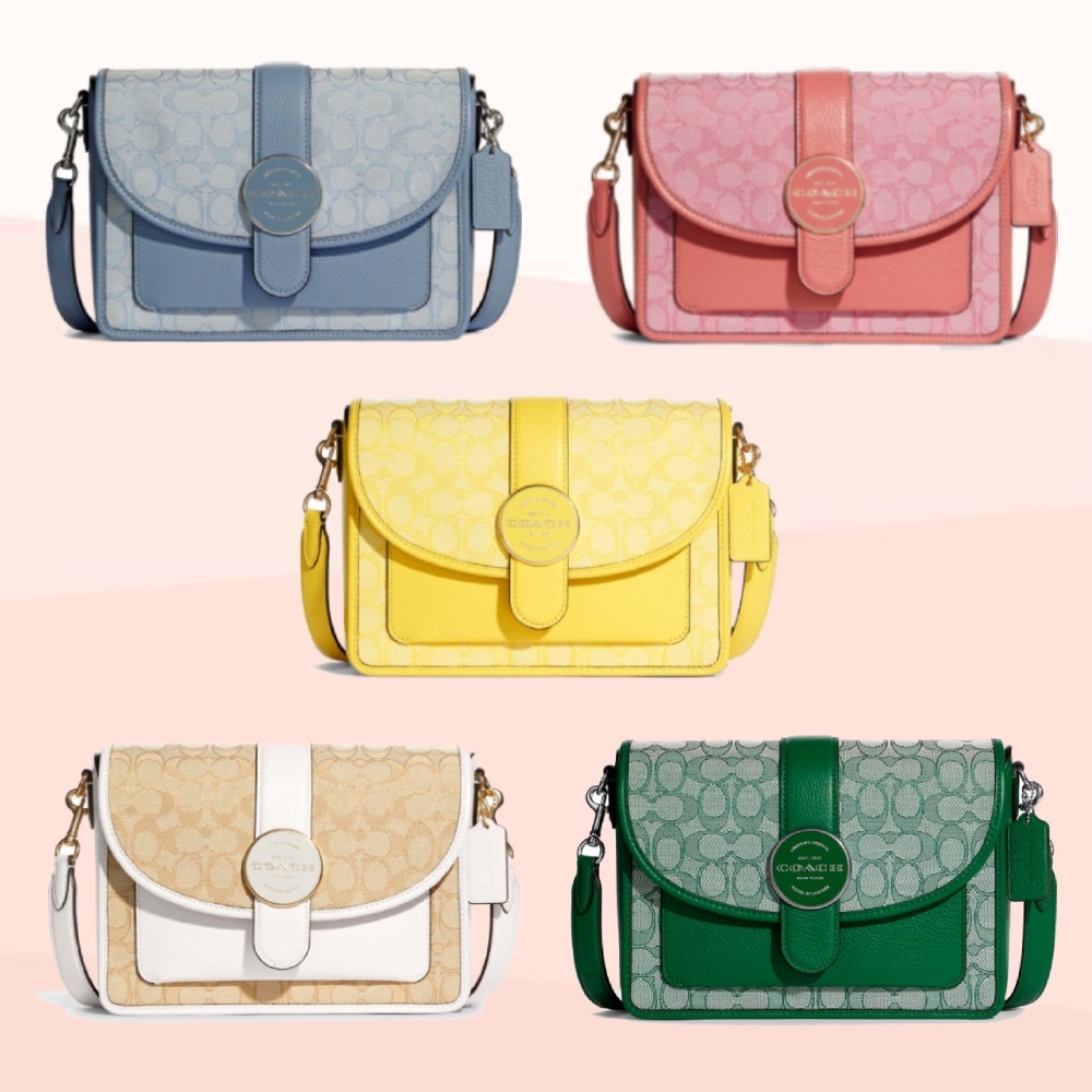 กระเป๋าสะพายข้าง COACH C8307 LONNIE CROSSBODY IN SIGNATURE JACQUARD ...