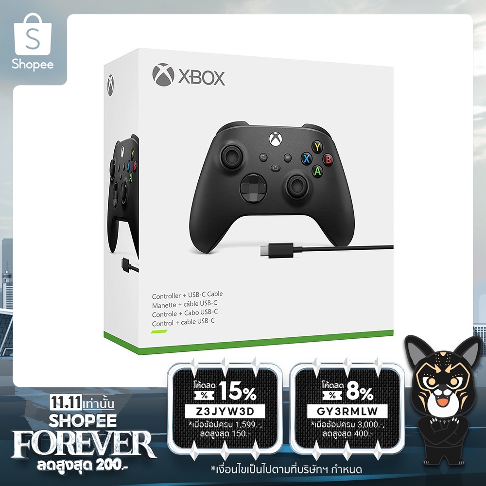 รุ่นใหม่ของแท้ Microsoft จอย XBox Wireless Controller USB-C Cable สี ...