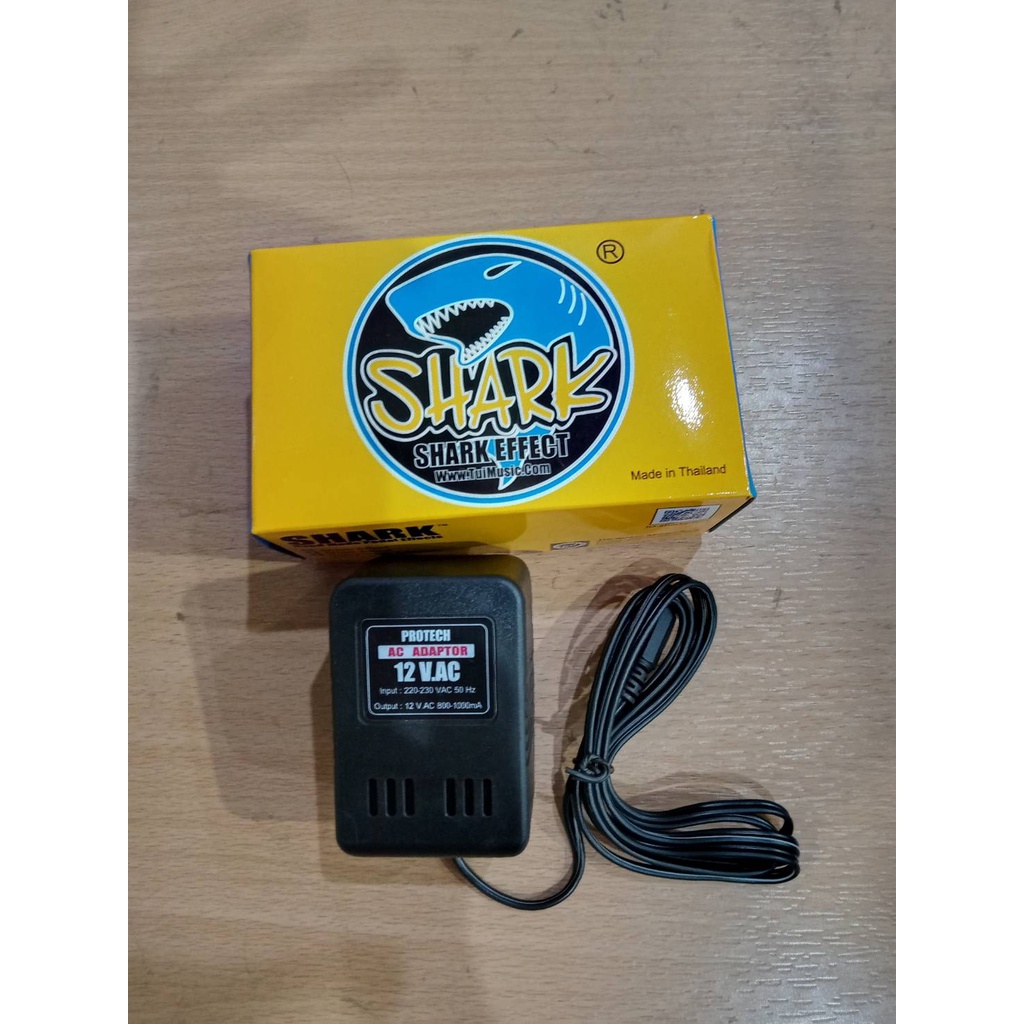 Adapter 12 V SHARK รุ่นใหม่ (สติกเกอร์ PROTECH) หม้อแปลง ใช้กับ Power ...