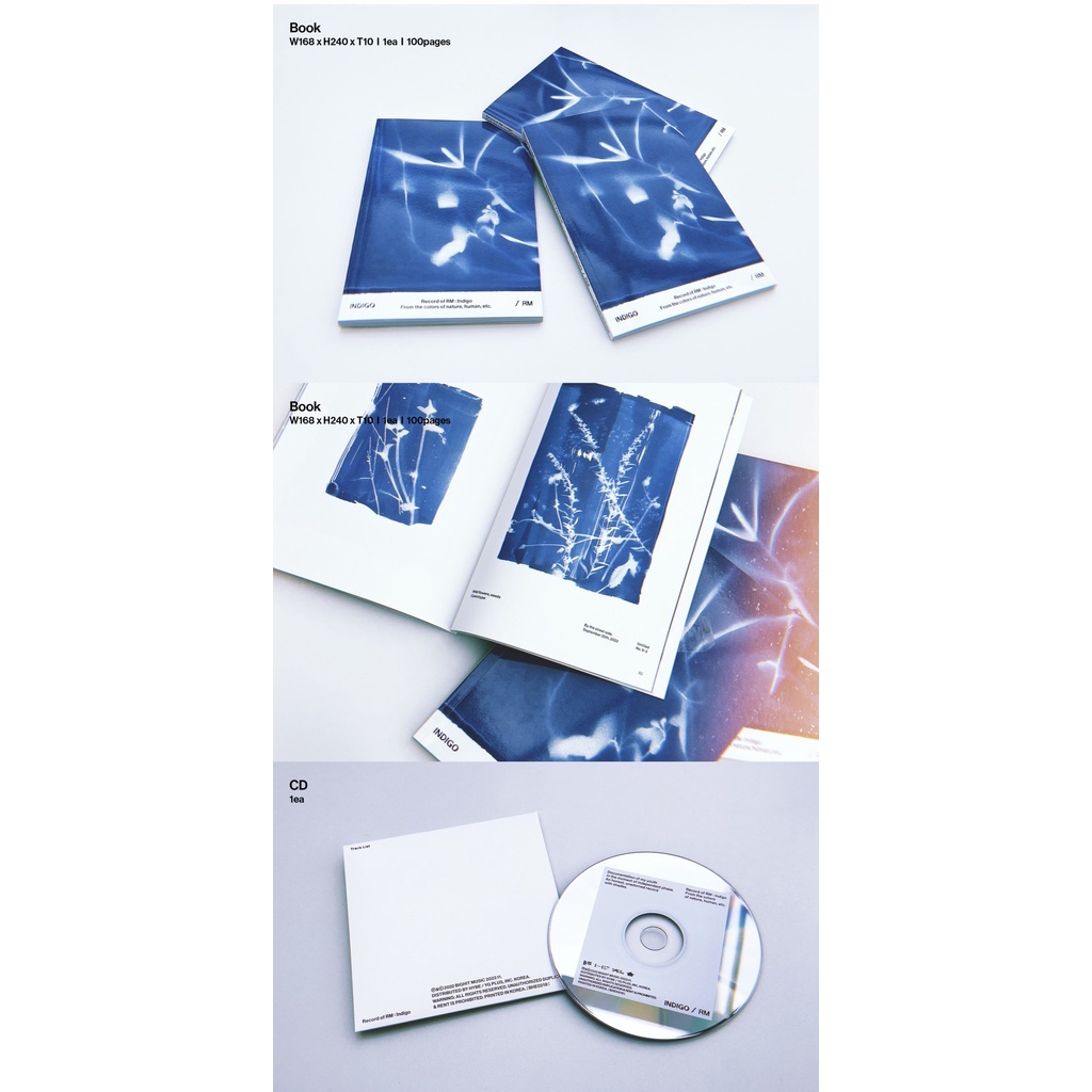 พร้อมส่ง BTS อัลบั้ม RMs SOLO Album Indigo (Postcard Edition weverse ...