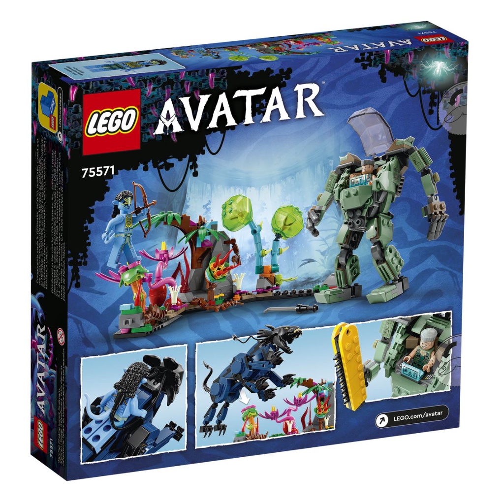 LEGO Avatar Neytiri Thanator vs. AMP Suit Quaritch 75571 - newbrickshop ...