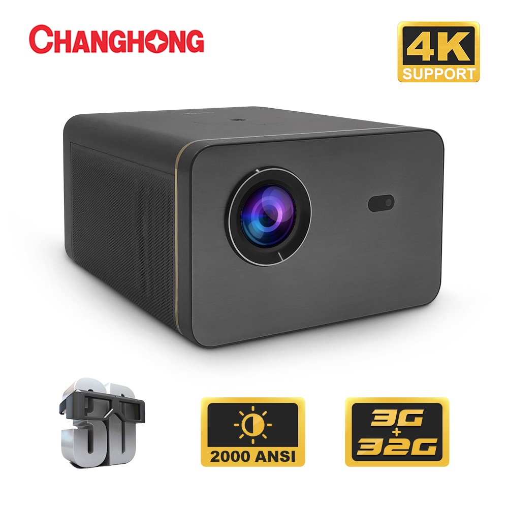 Changhong M4000 Full HD Projector 2000ANSI with 1080p 3D Video Support ...