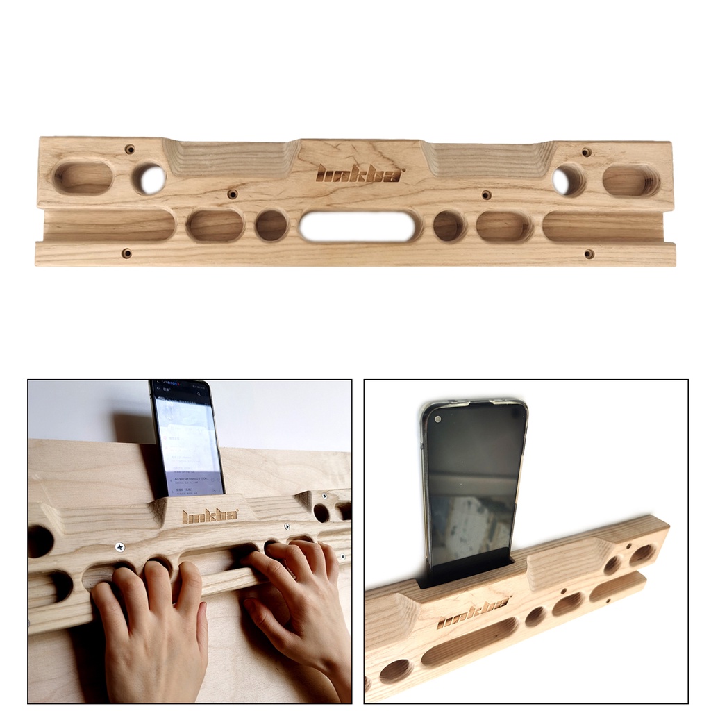 Deluxe Hangboard Grip Trainer, Fingers, Wrists, Grips, Forearm ...